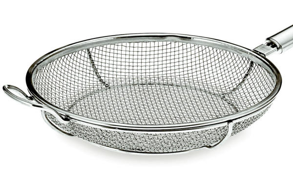 Mesh pan likes a little heat