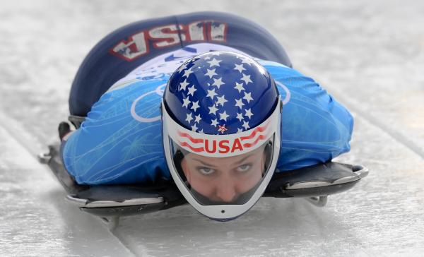 Runaway bobsled, motherhood can't stop skeleton racer