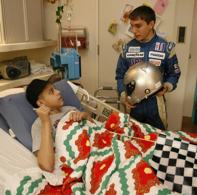 Teen driver races to help children