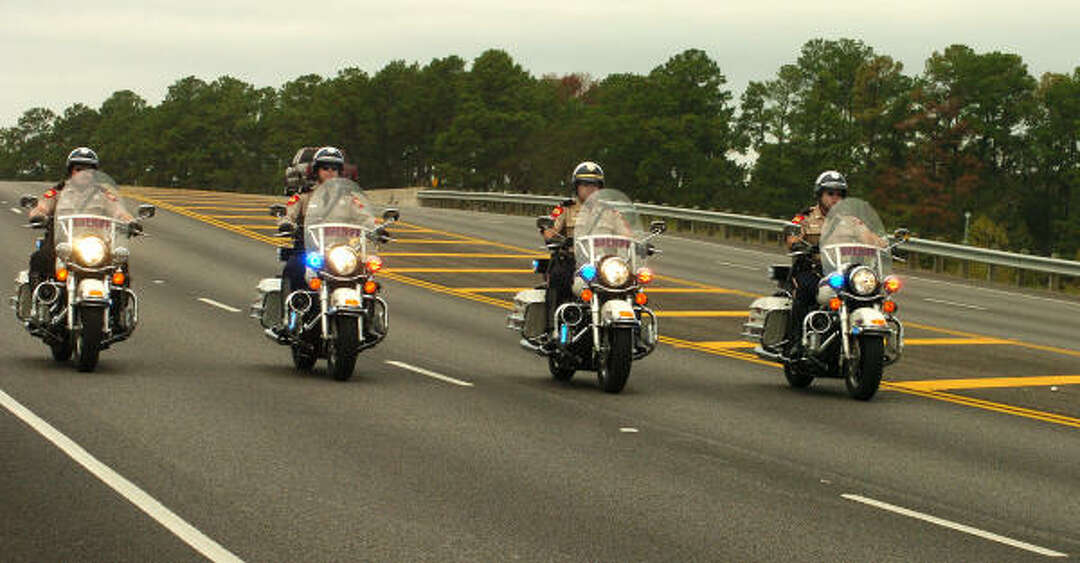 Sheriff's department patrol unit now rolling along on motorcycles