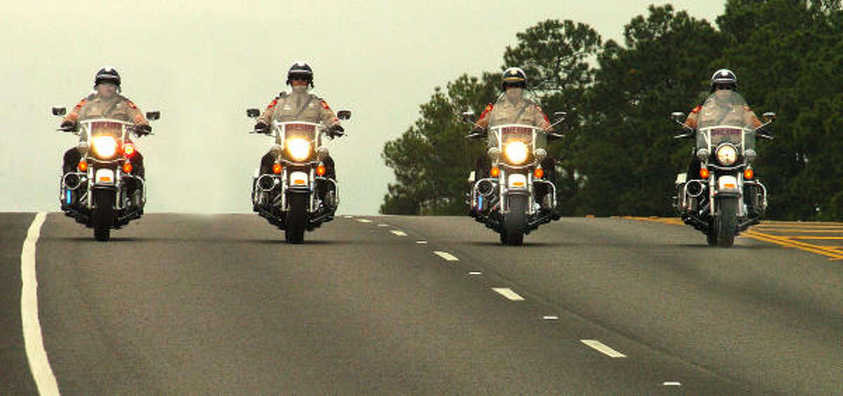 Sheriff's department patrol unit now rolling along on motorcycles