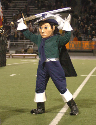 School mascots help keep fans cheering in stands