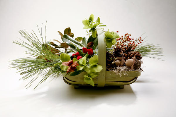 Natural decorations can be as great as the outdoors