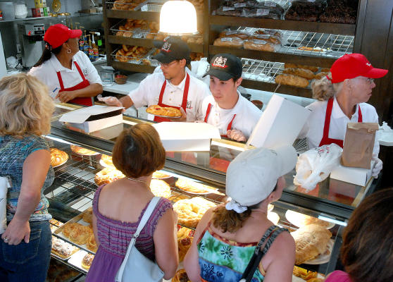 Baking up a happy reopening at Three Brothers