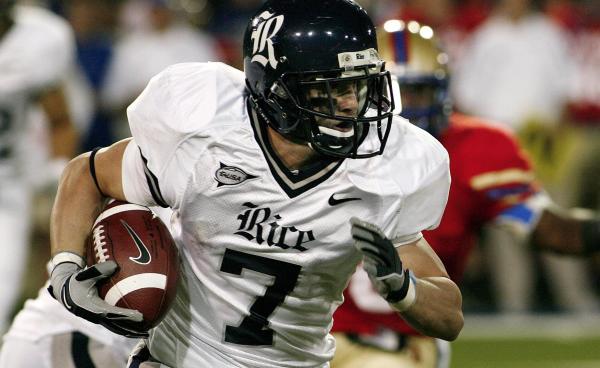 Rice football player sets touchdown record with 51st