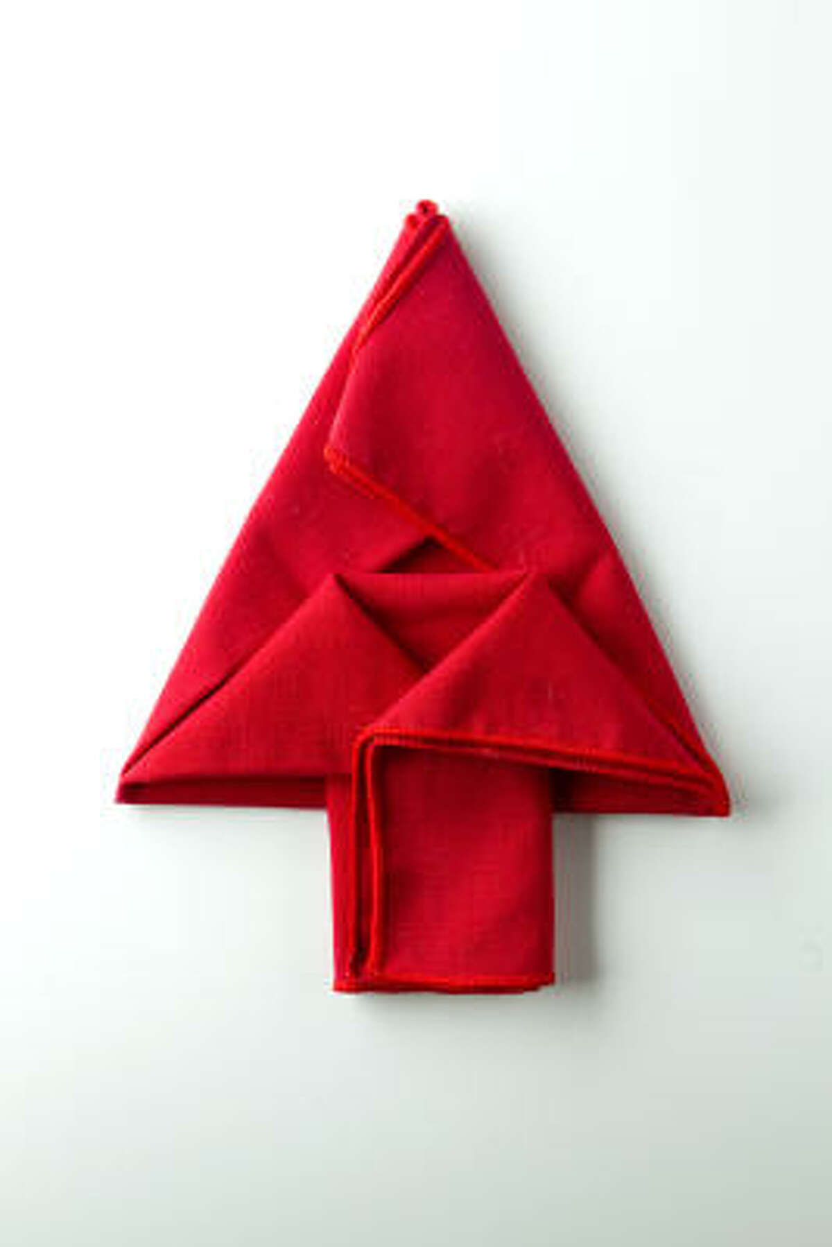 How To Make Christmas tree shaped Napkins how-to-make-christmas-tree-shaped-napkins