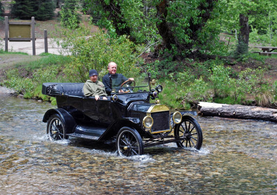 Trip is suited to a Model T