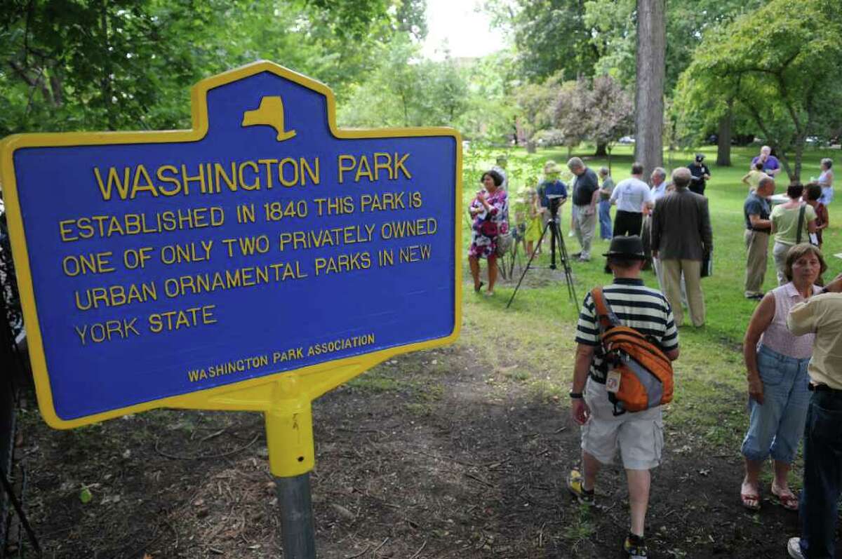 Photos: Park sign unveiling