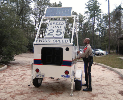 Radar speed signs help drivers slow down