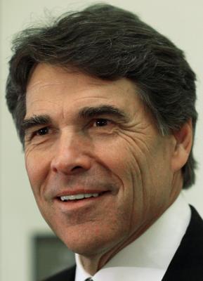 Perry marks milestone as poll shows problems for 2010