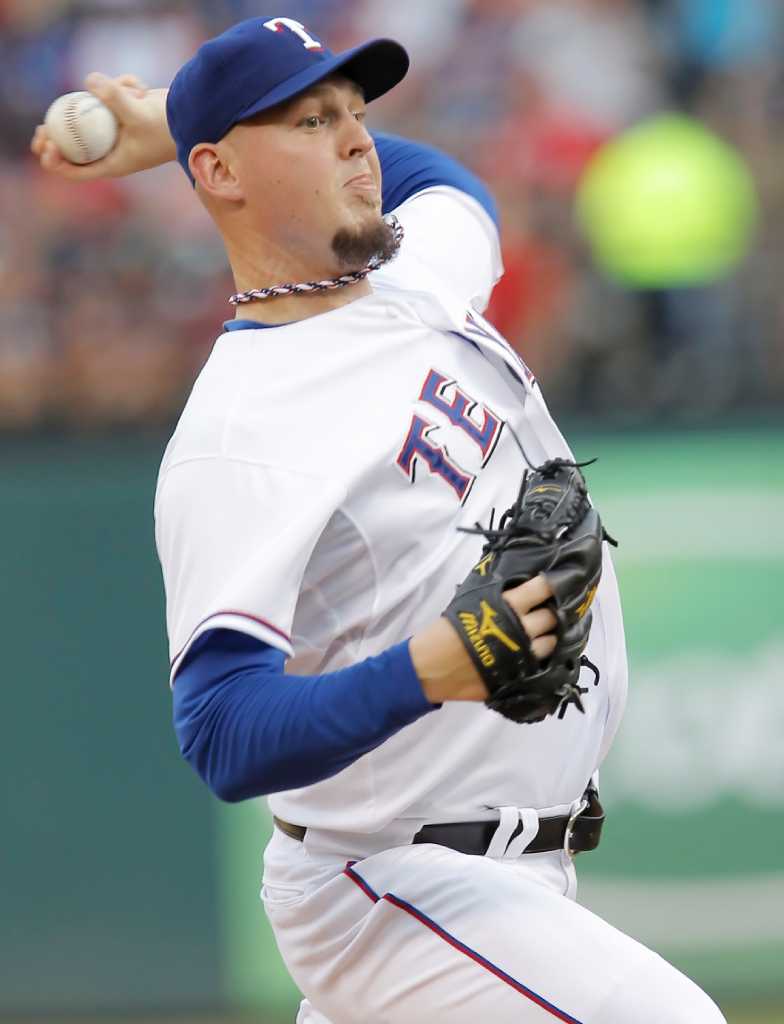Rangers' Harrison wraps up July with unblemished record