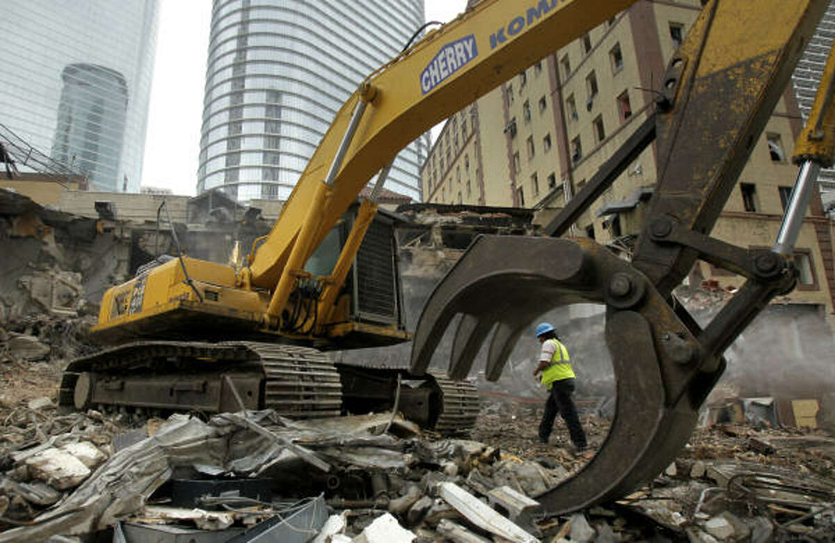 The buildings that Houston has lost over the years due to age and progress