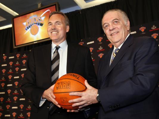 Knicks introduce D'Antoni as coach