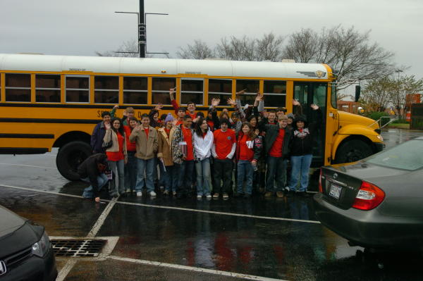 Block-walking Spring ISD students help improve FM 1960 (with photos)