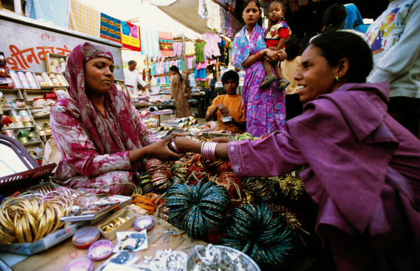 The bazaars of Old Delhi