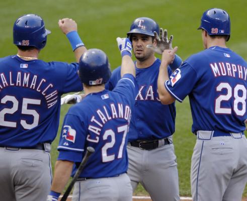 Rangers first team in 110 years to score 30 runs