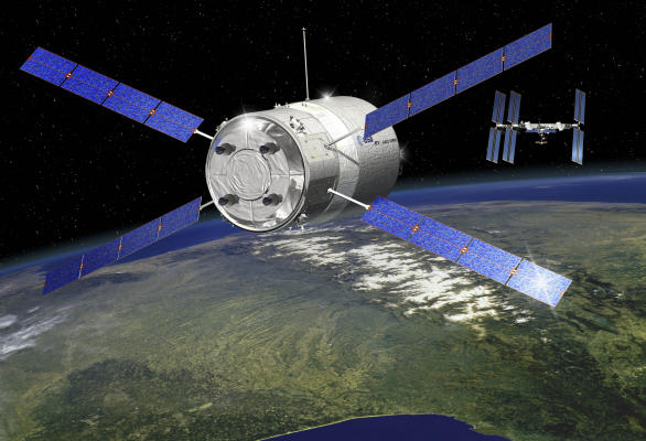 Engine trouble detected in Europe's cargo capsule