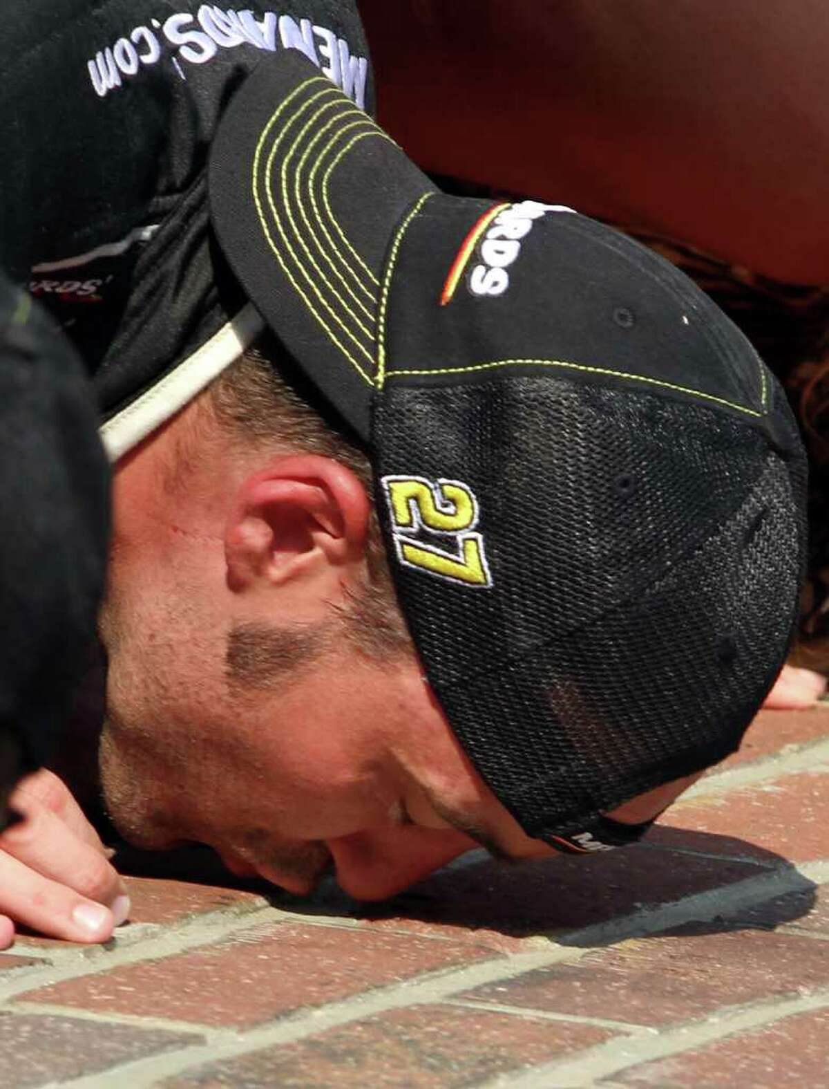 Menard gets 1st win at historic Brickyard