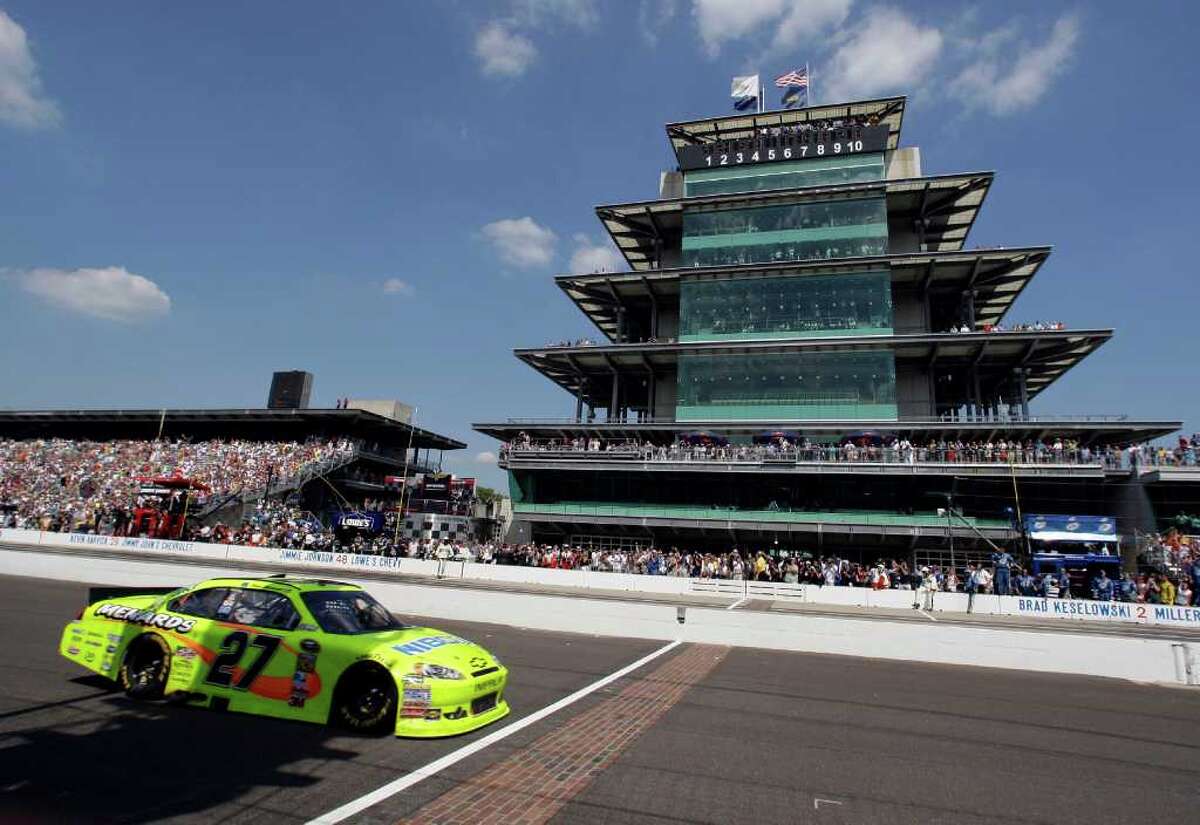 Menard gets 1st win at historic Brickyard