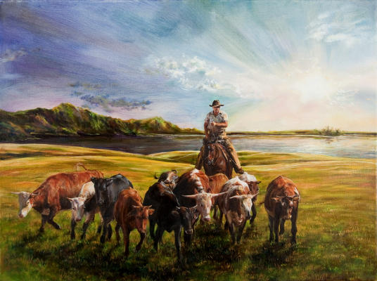 Rounding up artists at the rodeo