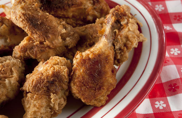 Golden fried chicken