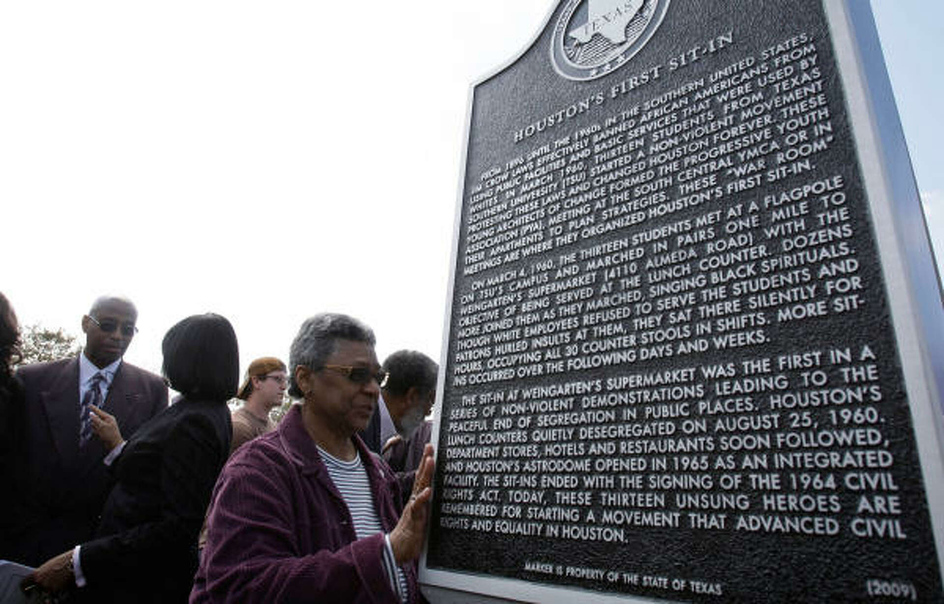 Houston honors TSU pioneers for sit-in that made strides