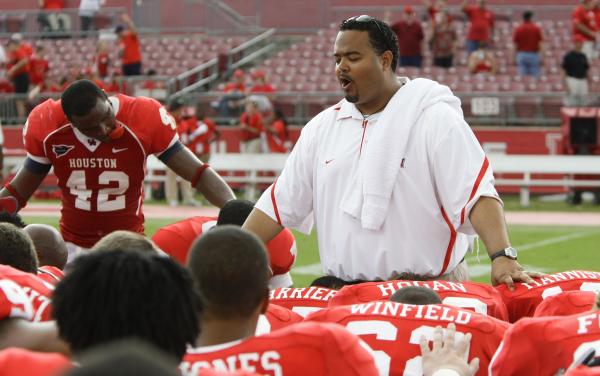 Faith on the UH football field