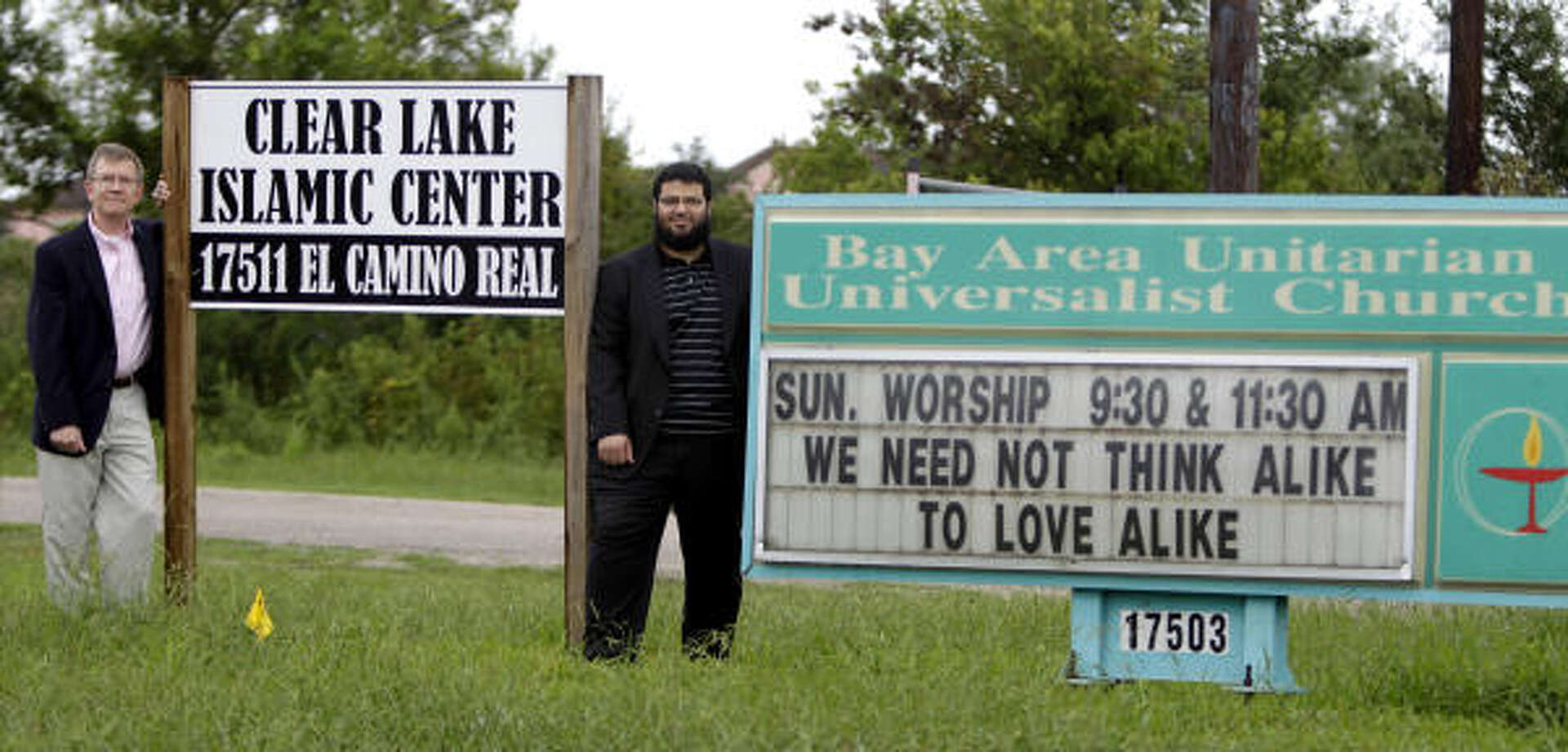 Clear Lake church, mosque live side by side in peace