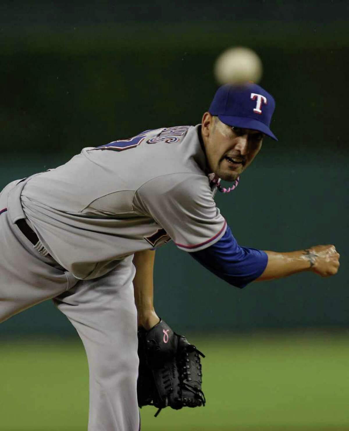 Blast dampens Adams' debut with Rangers