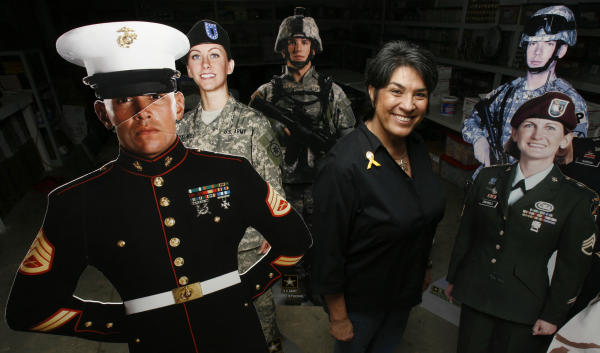 For military mom, care comes one package at a time