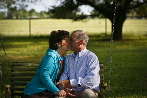 Sylvia and Mike Eden two-step their way through marriage