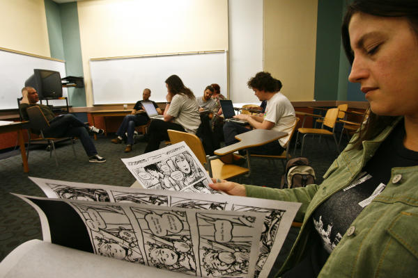 Pressing matter in UH grad school: how a graphic novel works