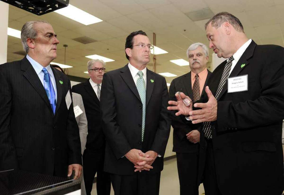 Malloy visits Danbury, says he envisions rebirth of manufacturing