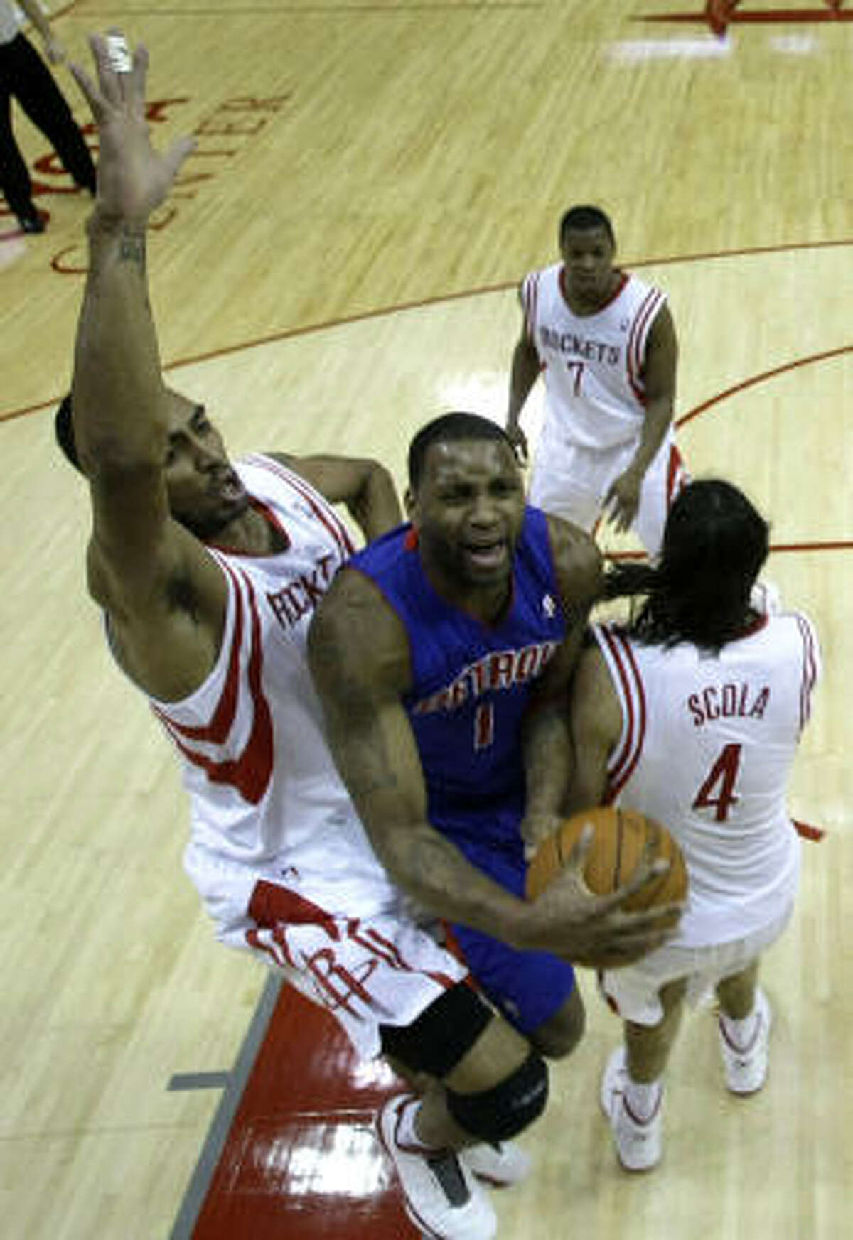 Rockets 97, Pistons 83