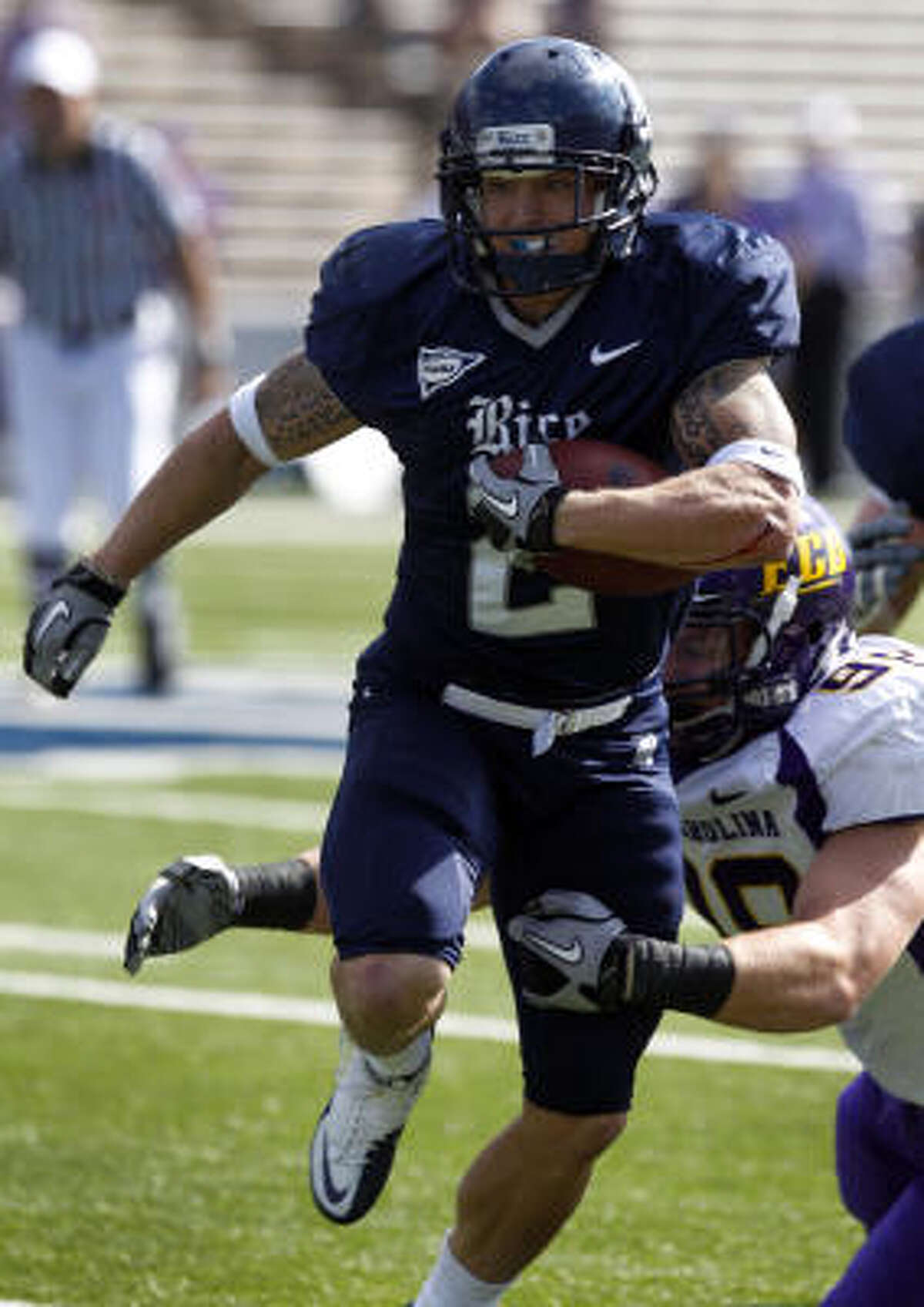 Patriots release ex-Rice running back Sam McGuffie