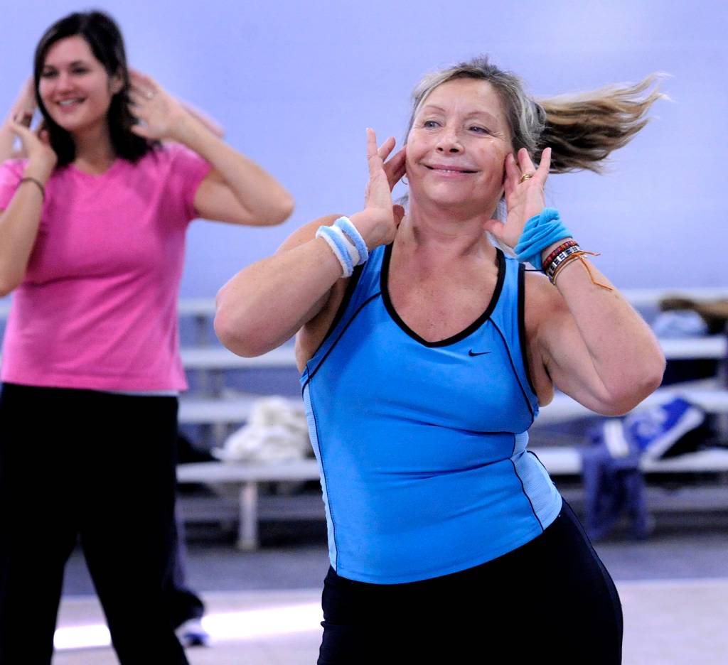 Getting a workout at the Y