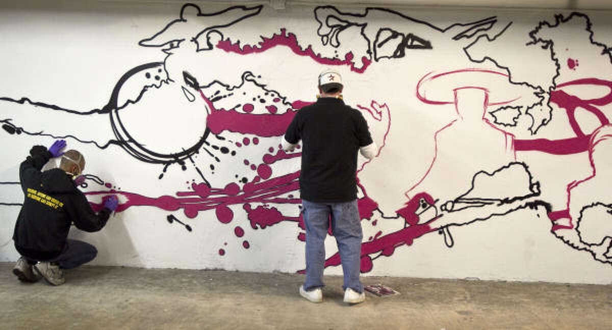 City library gives graffiti artists canvas for mural