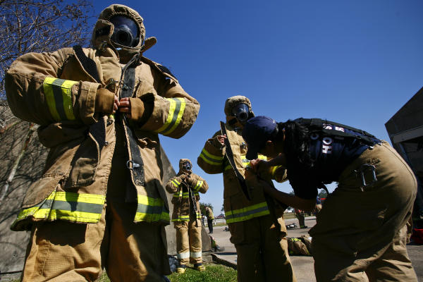 HFD teaches girls how to climb firefighting career ladder