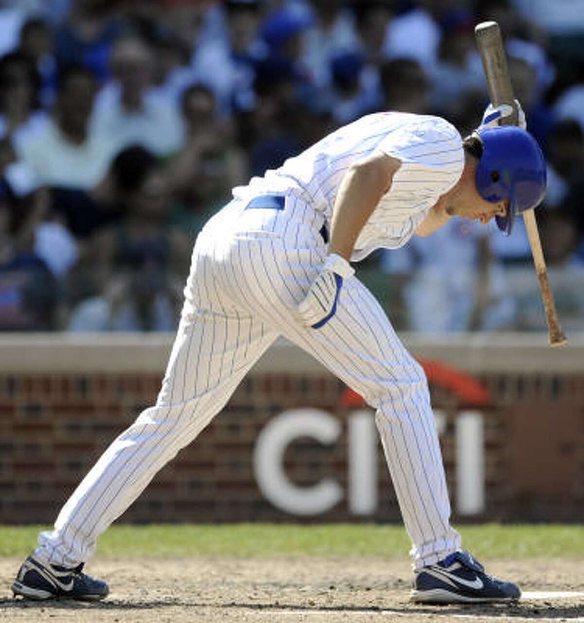 Colvin was scared, but not scarred, after being speared by bat