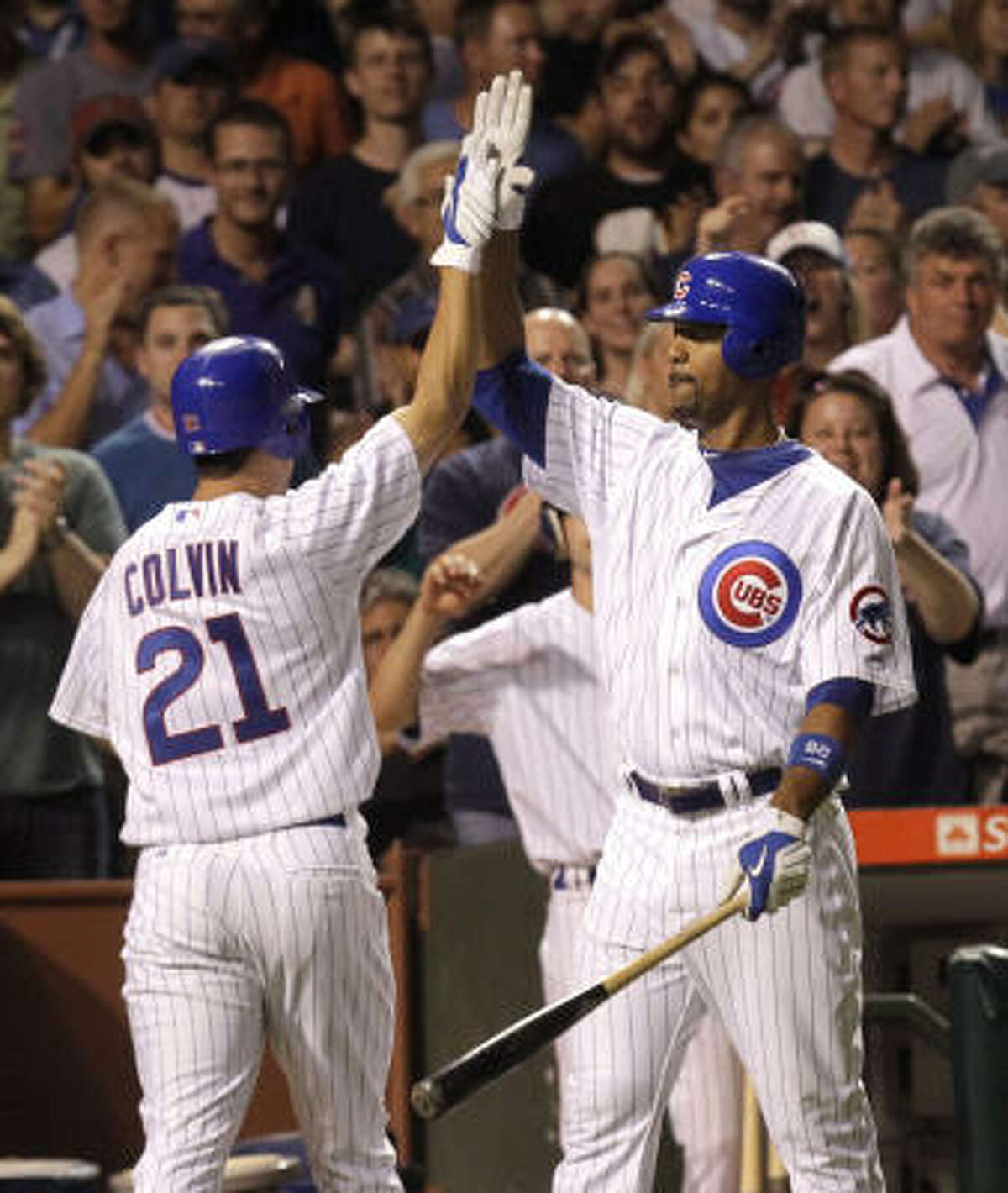 Colvin was scared, but not scarred, after being speared by bat