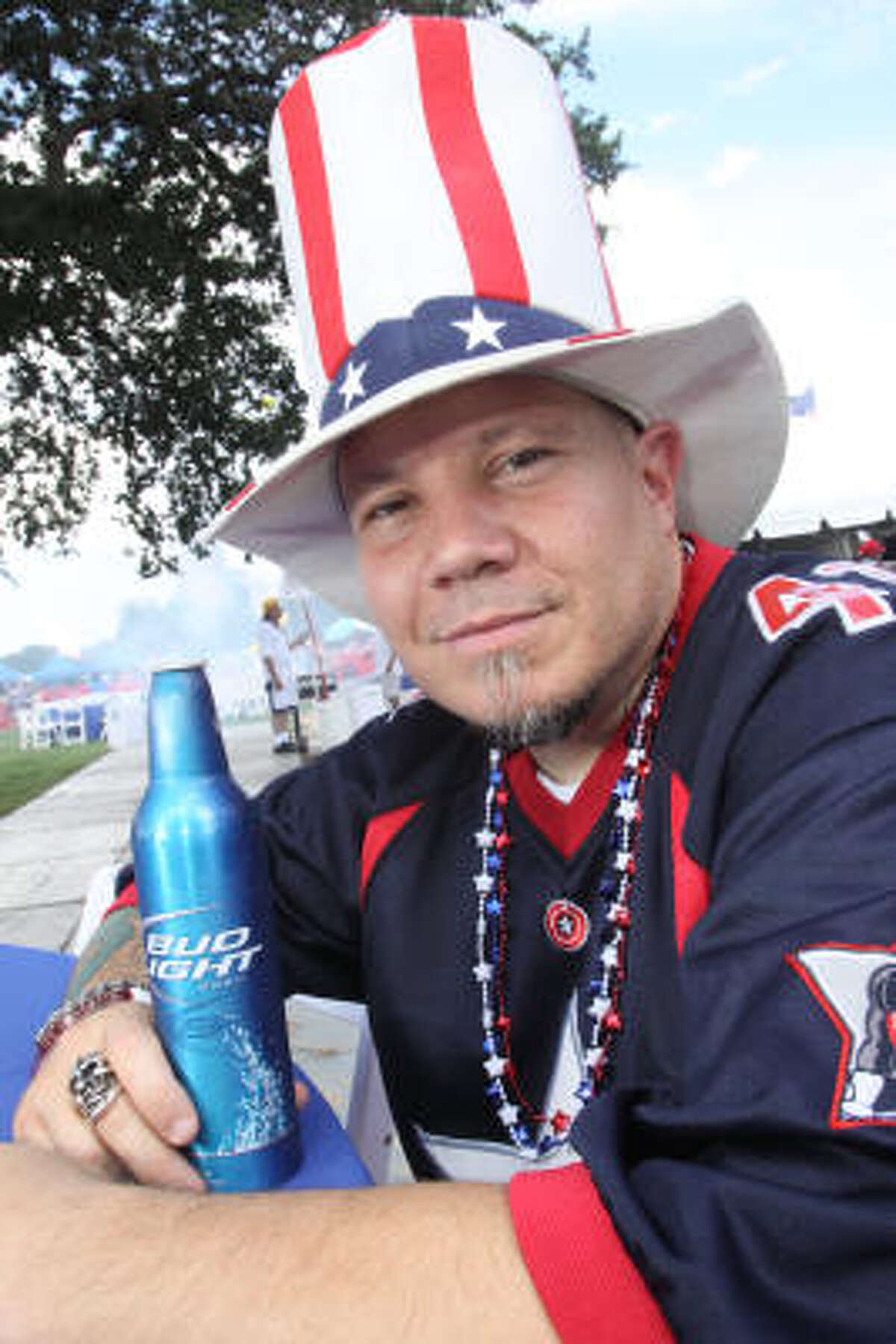 VIP tent at Freedom Over Texas