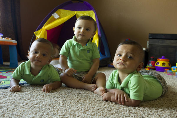 3 sets of triplets turn 1