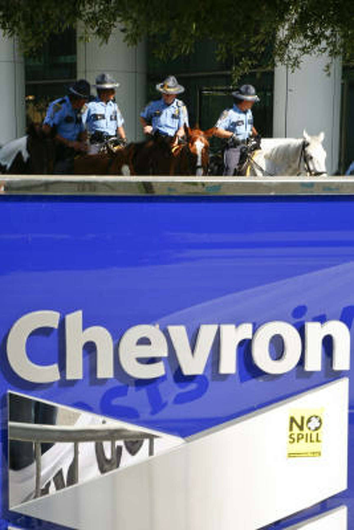 Chevron protests