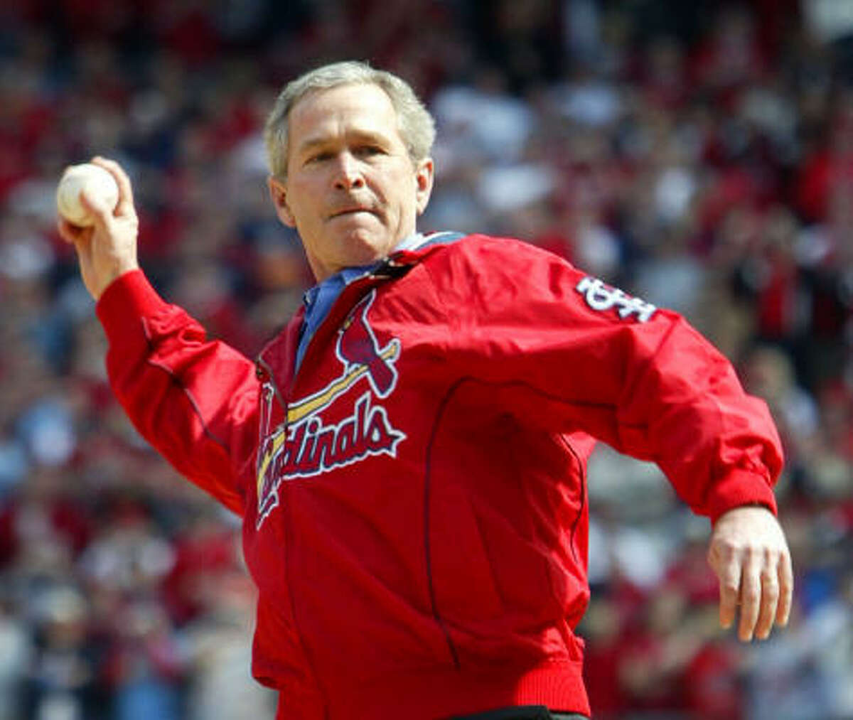 George W Bush Recalls Throwing Out World Series First Pitch After 9 11