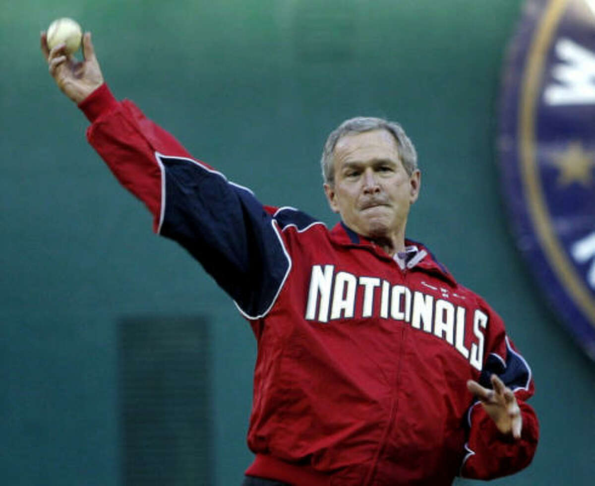 George W. Bush recalls throwing out World Series first pitch after 9/11 ...