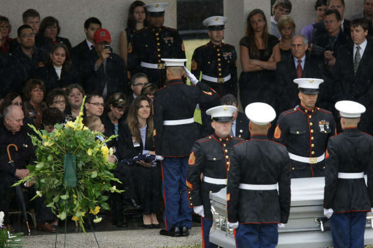 Marine Laid to Rest