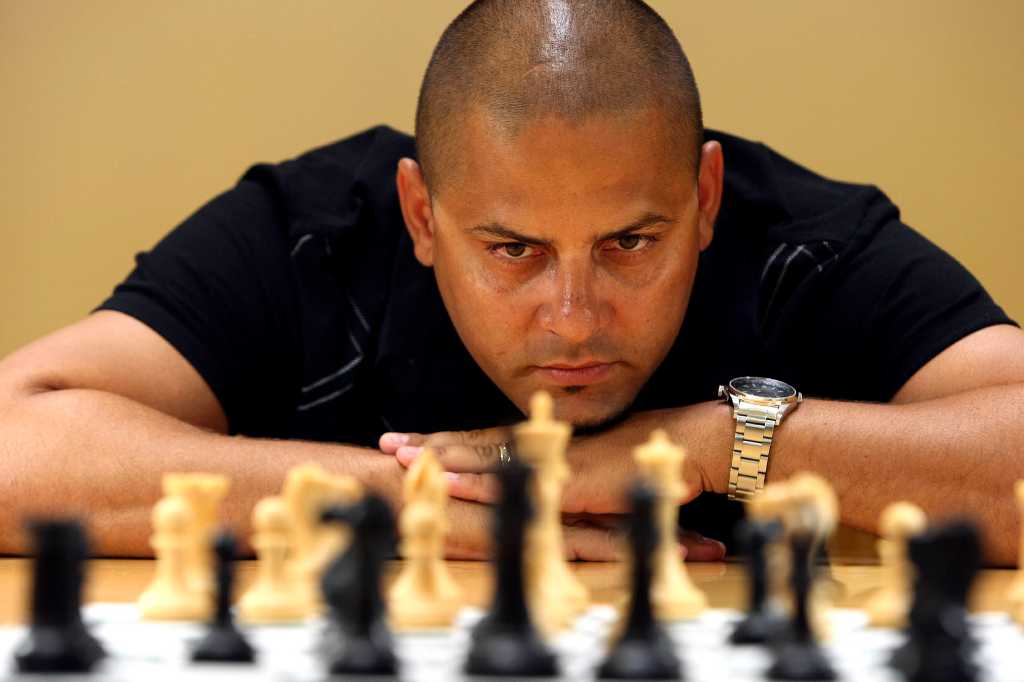 Chess master welcomes any challenge