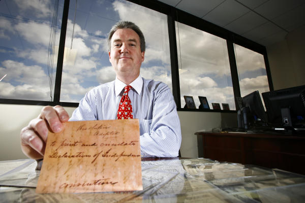 Houston writer finds record of Texas' birth 173 years ago