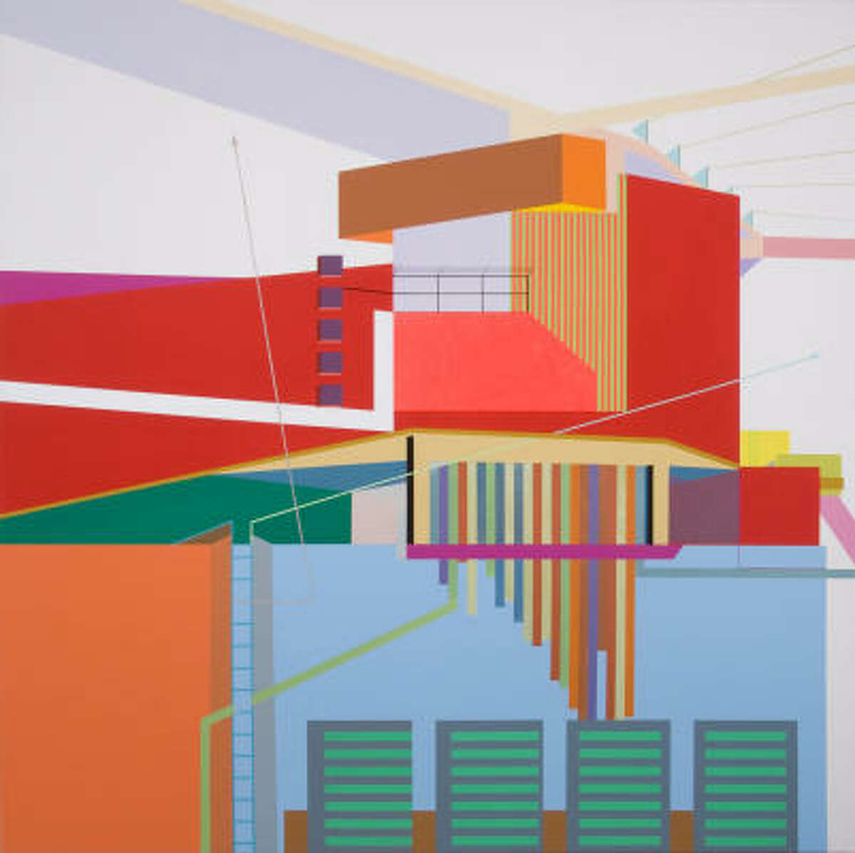 Jonathan Leach's urban landscapes dazzle and uplift