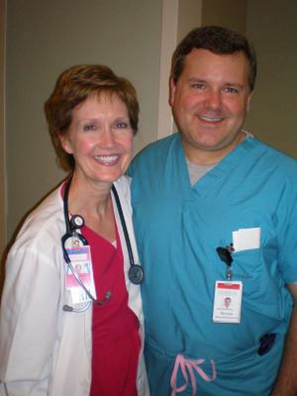 Nurse happy to inform her patients of everything
